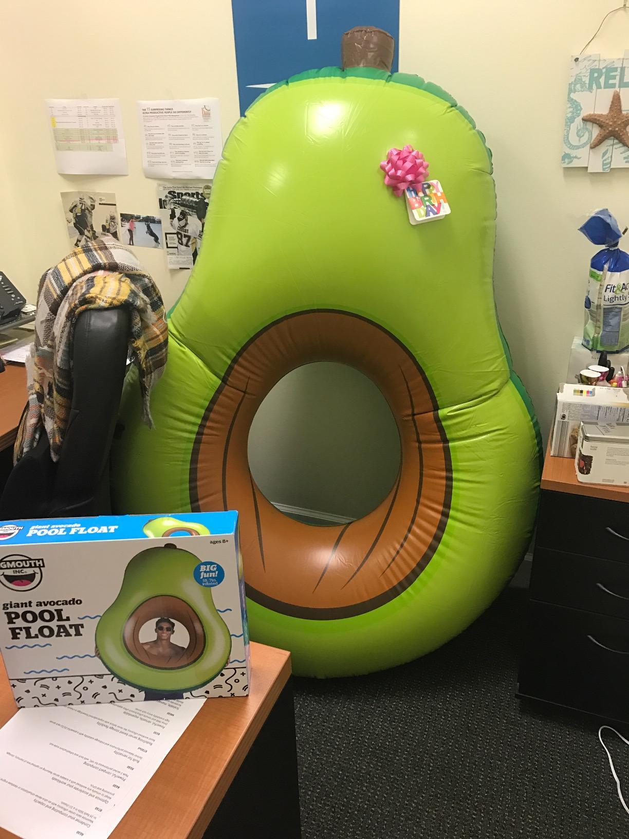 Amazon.com: BigMouth Inc. Large Avocado Pool Float, 67" Long, Fun ...