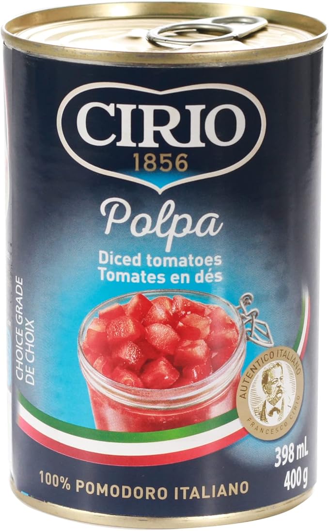 Cirio Polpa, Diced Tomatoes, 398 Milliliters : Amazon.ca: Grocery ...