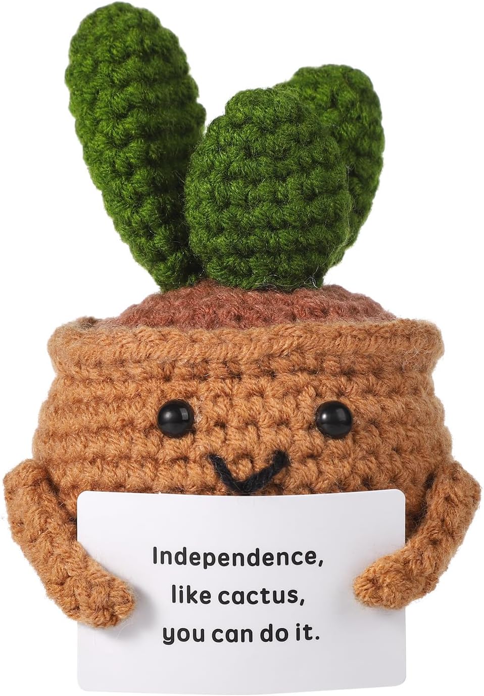 Amazon.com: NQEUEPN Positive Cactus, 3.54 Inch Mini Funny Positive ...