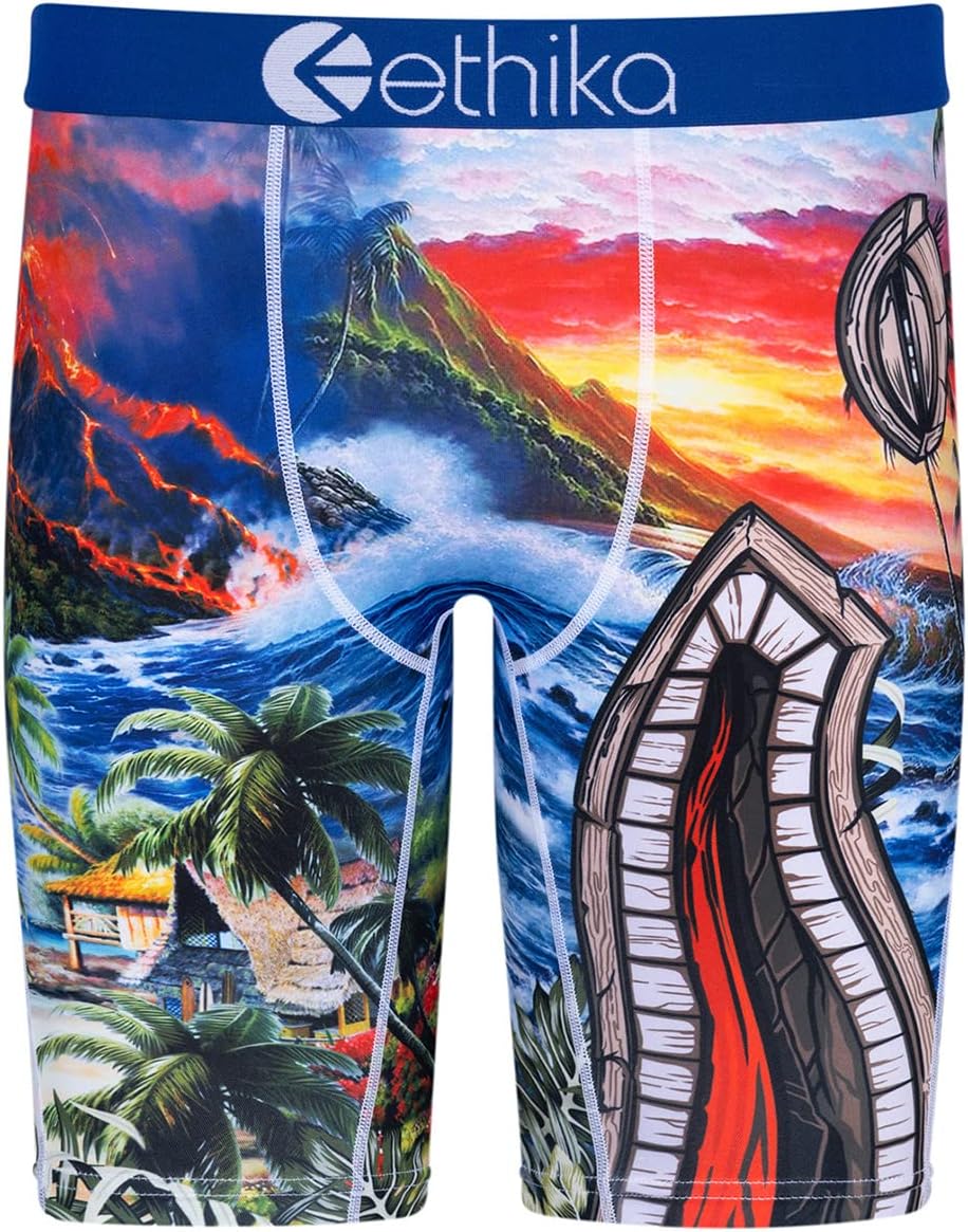 Amazon.com: Ethika Boys Staple Boxer Brief | BMR Island (BLU, X-Large ...