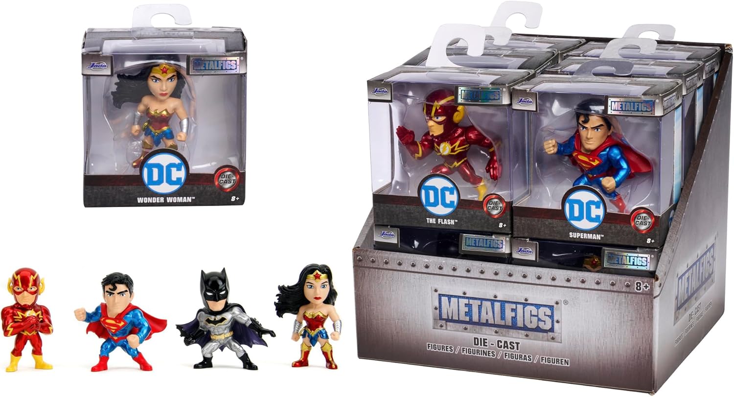 Amazon.com: Jada DC PRES. 12PCS Figurine 6CM, 253250002, TU : Toys & Games