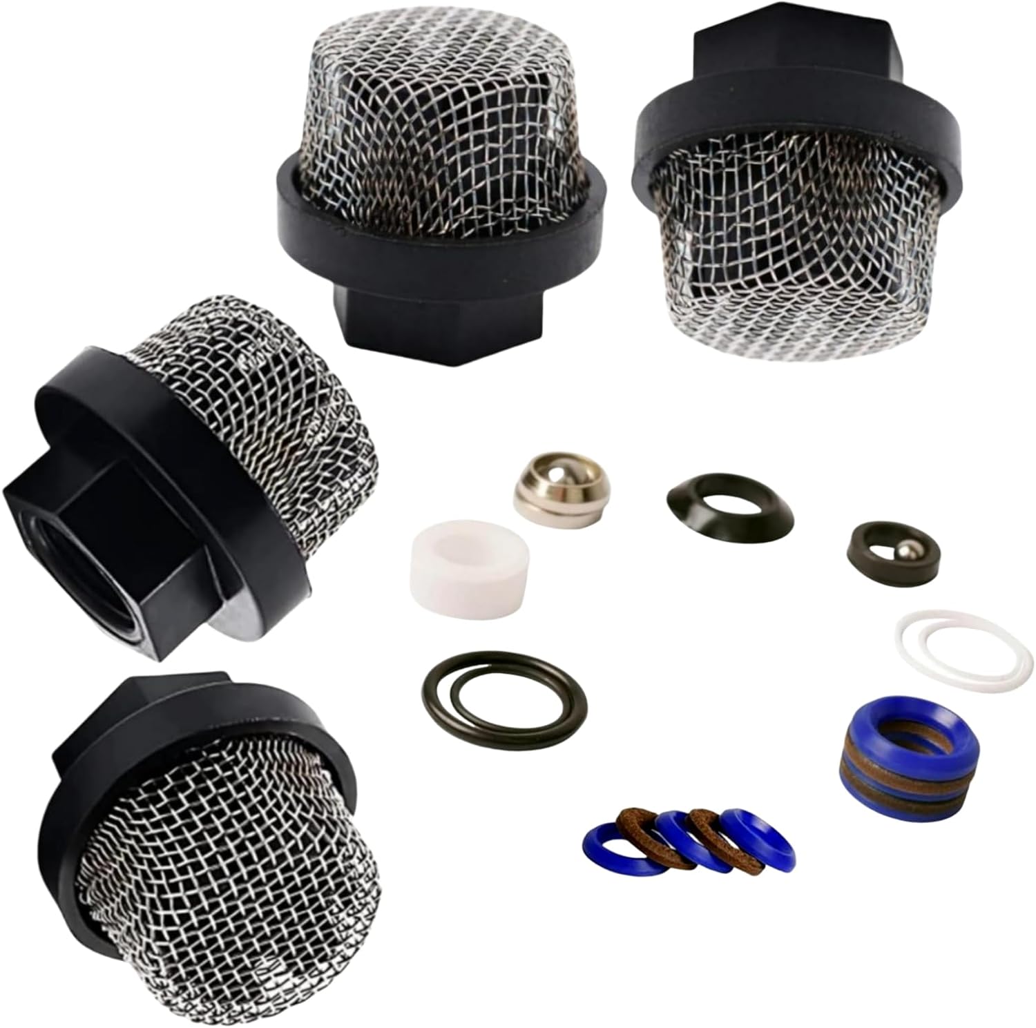 (1+4pk) 244194 Pump Repair Packing Kit & 246385 7/8 Inch UNF Inlet ...