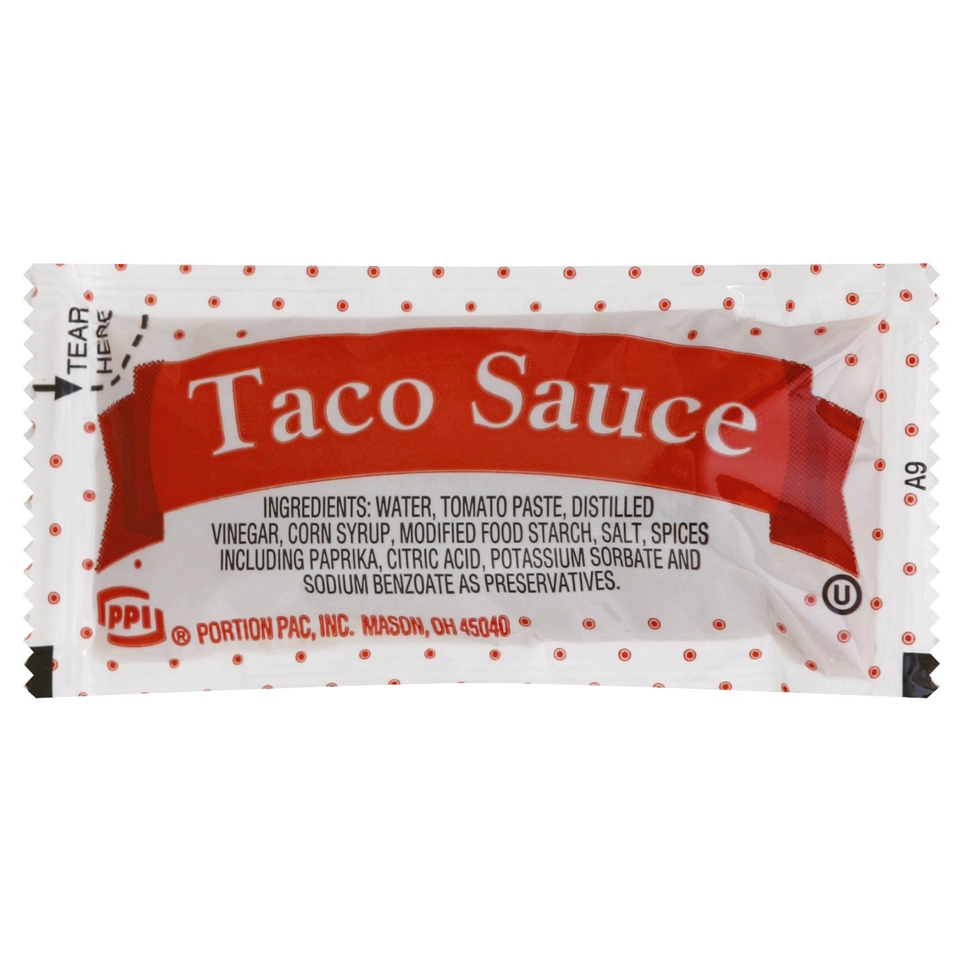 Amazon.com : Portion Pack Taco Sauce, 0.32-Ounce Single Serve Packages ...