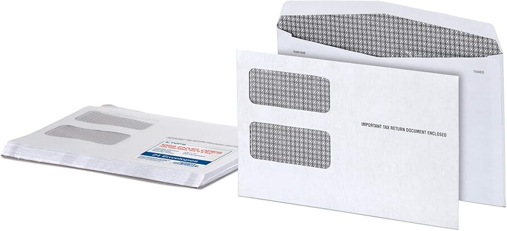 Amazon.com : TOPS 1099 Envelopes, For 1099 NEC, 1099 MISC, 1099 R, 1099 ...