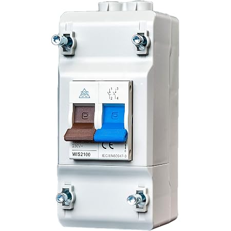 WCED WEC2100 Slimline DP Metered Supply Isolator 100A Similar to Wylex ...