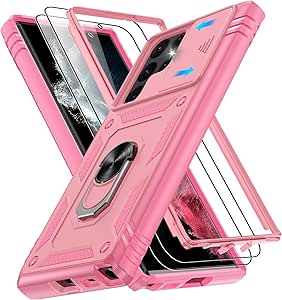 Amazon.com: for Samsung Galaxy S22 Ultra Case with Slide Camera Cover & Screen Protector*2, S22 ...