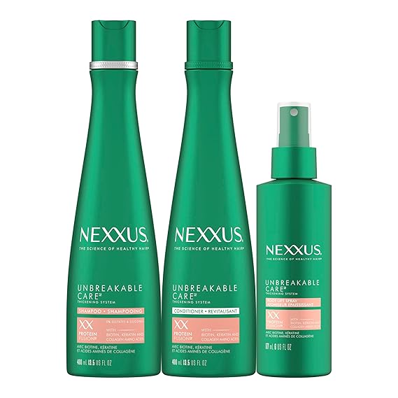 Amazon.com : Nexxus Unbreakable Care Shampoo, Conditioner, and Leave-In ...