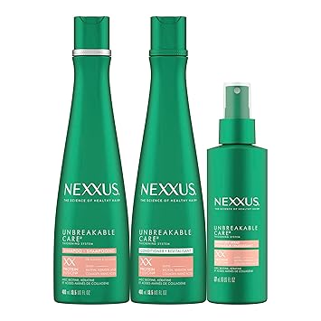 Amazon.com : Nexxus Unbreakable Care Shampoo, Conditioner, and Leave-In ...