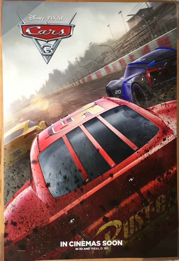 Amazon.com: Movie Poster CARS 3 2 Sided ORIGINAL INTL Advance 27x40 ...
