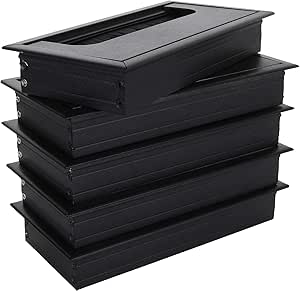 MAKINGTEC Cable Grommets, 5 Pack Length Black Plastic Rectangle Cable ...