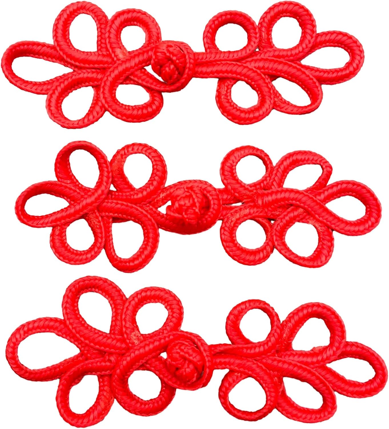 Amazon.com: 20 Pairs 8.5cm Chinese Knots Frog Buttons Closure Sewing ...