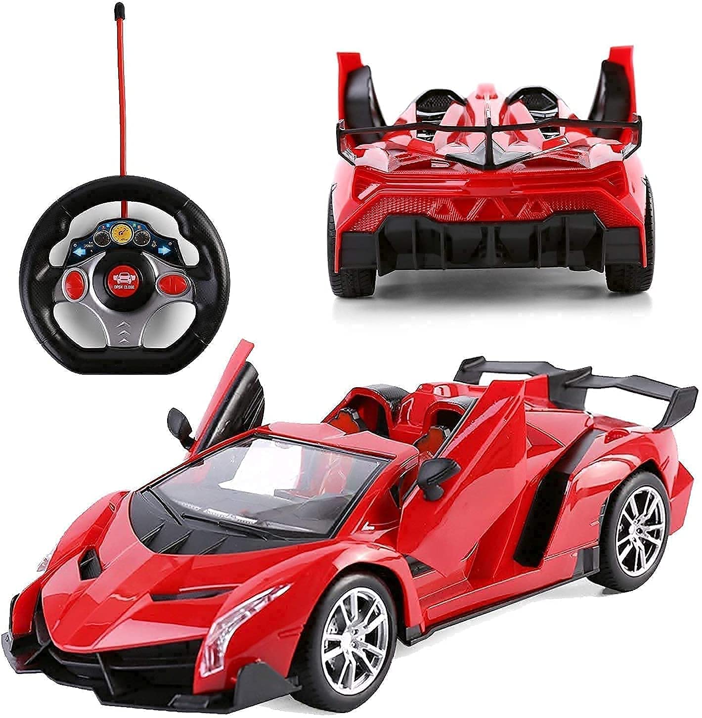 Bits Remote Control Opening & Closing Doors Famous Winner Racing Rc Car ...