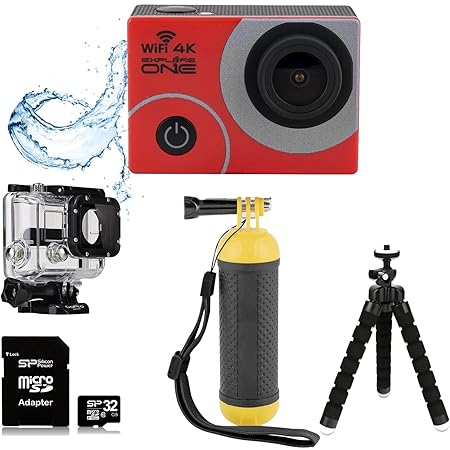 Explore One 4K Action Camera with WiFi Bundle