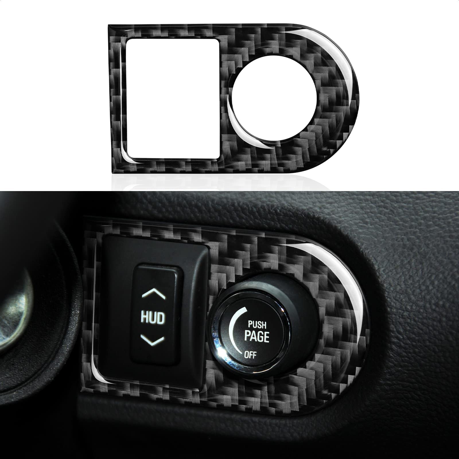 Amazon.com: Car HUD Panel Sticker Carbon Fiber Interior Accessories for ...