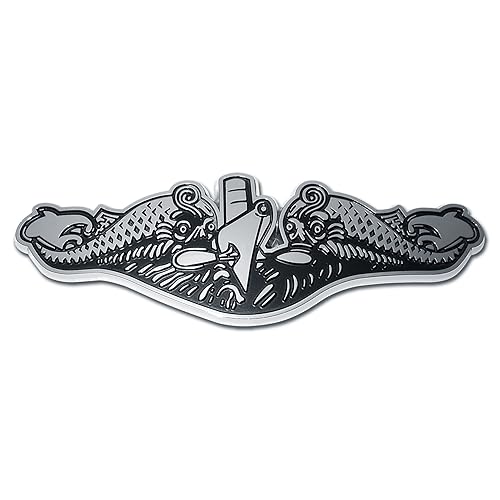 Snapklik.com : US Navy Chrome Auto Emblem