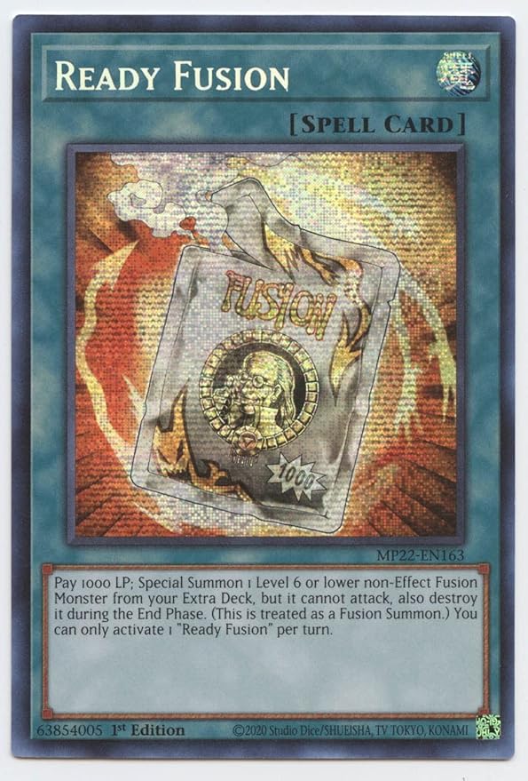 Amazon.com: Yu-Gi-Oh! Ready Fusion - MP22-EN163 - Prismatic Secret Rare ...
