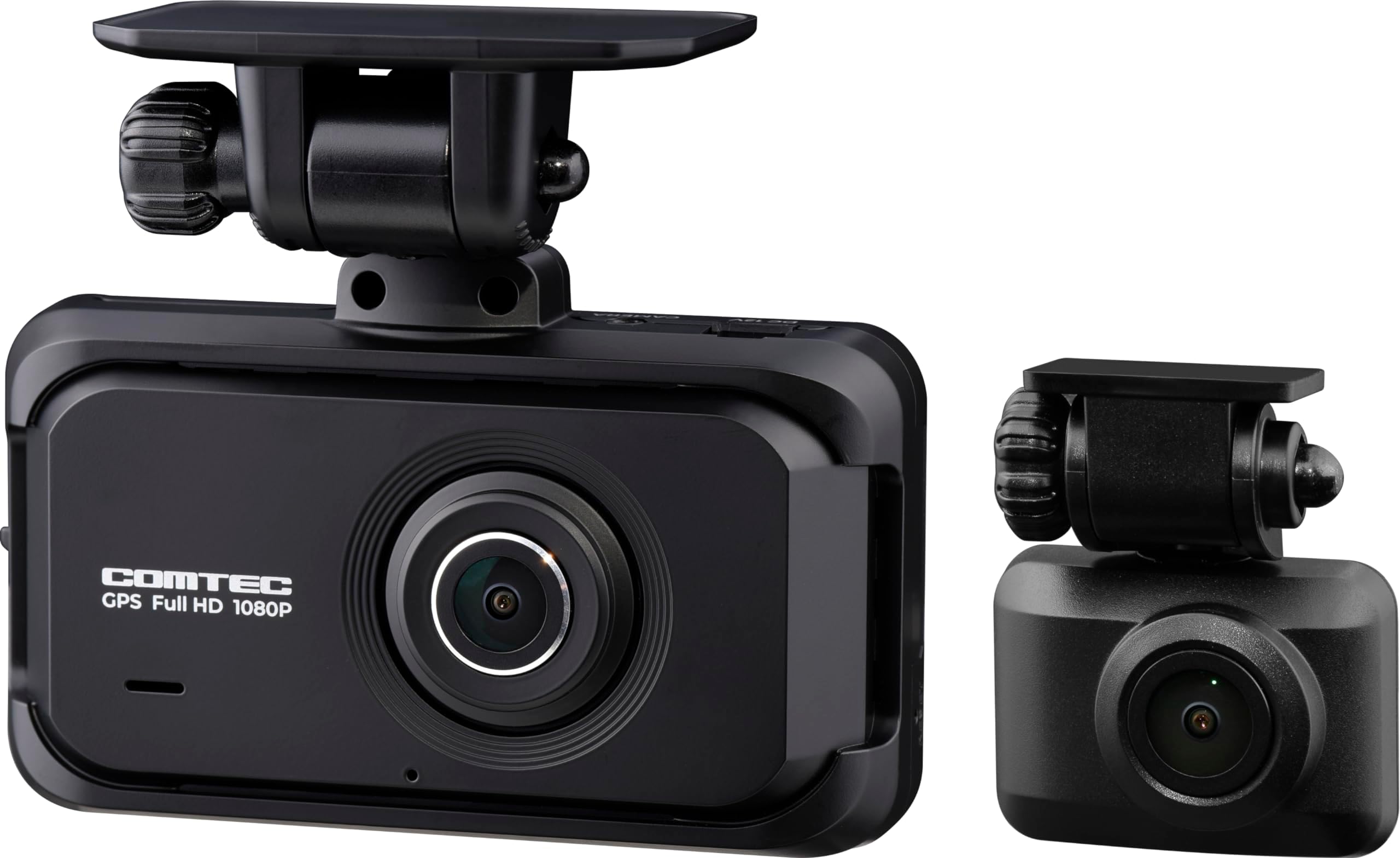 Amazon.co.jp: コムテック ドライブレコーダー ZDR018 前後2カメラ コンパクト 前後200万画素 Full HD GPS搭載 32GBmicroSDカード付属 後続車両接近 ...