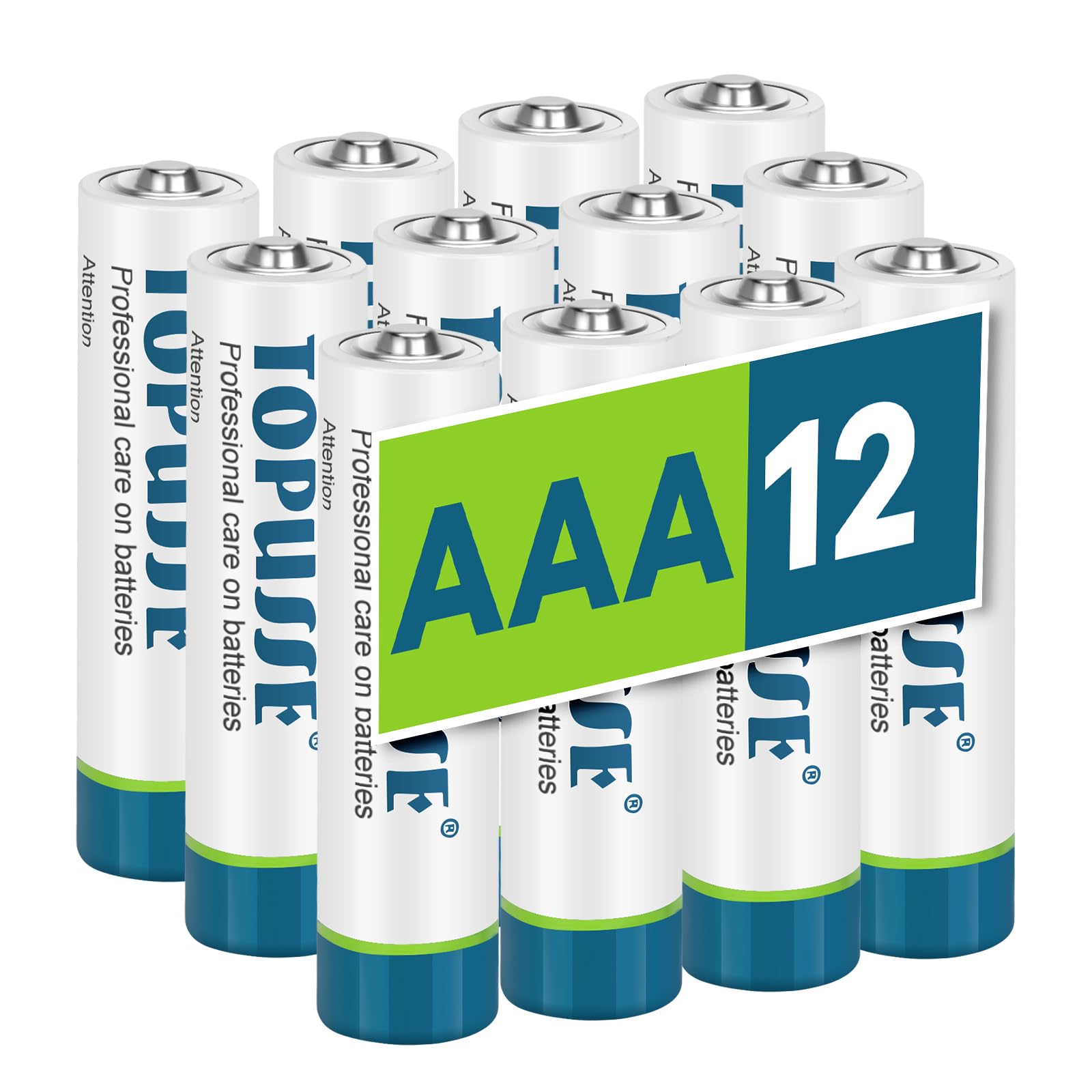 Amazon.com: TOPUSSE AAA Batteries AAA Size Pack, Long Lasting Alkaline ...