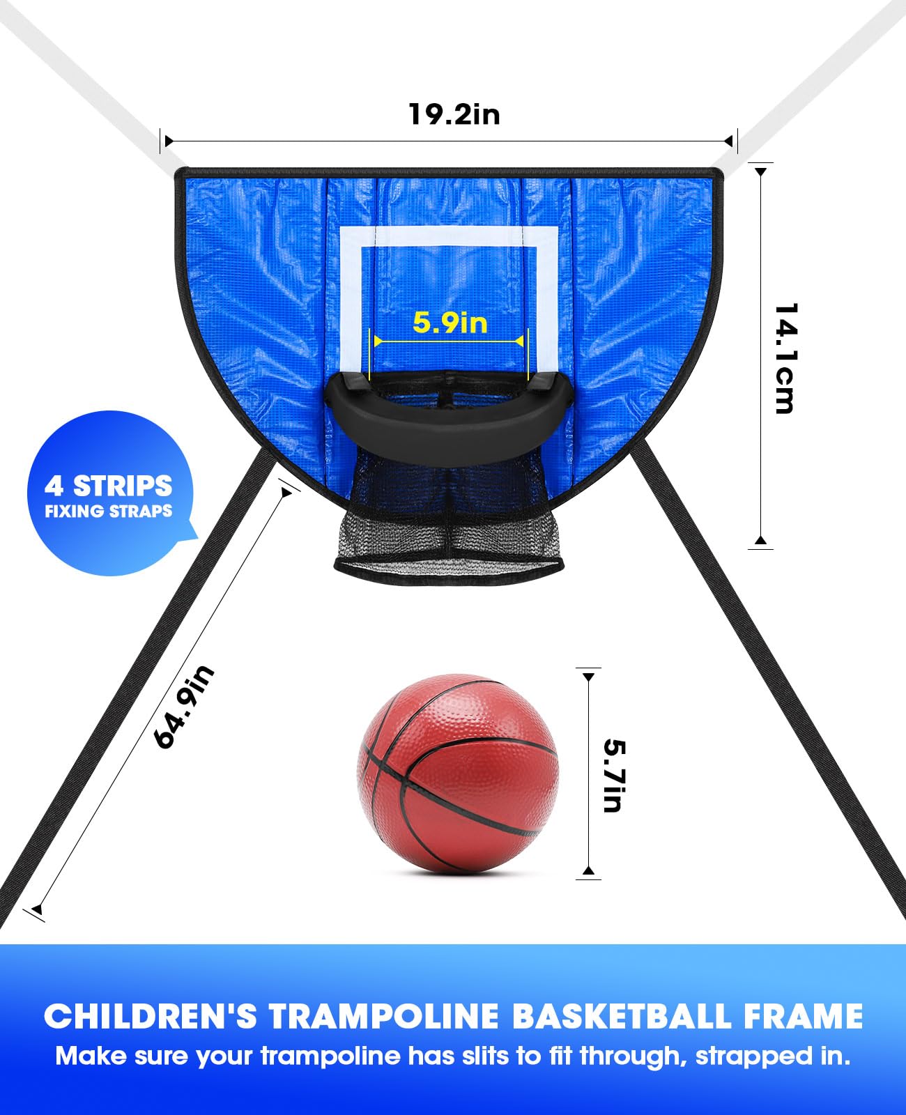 Snapklik.com : ANZOME Adjustable Basketball Hoop Attachment