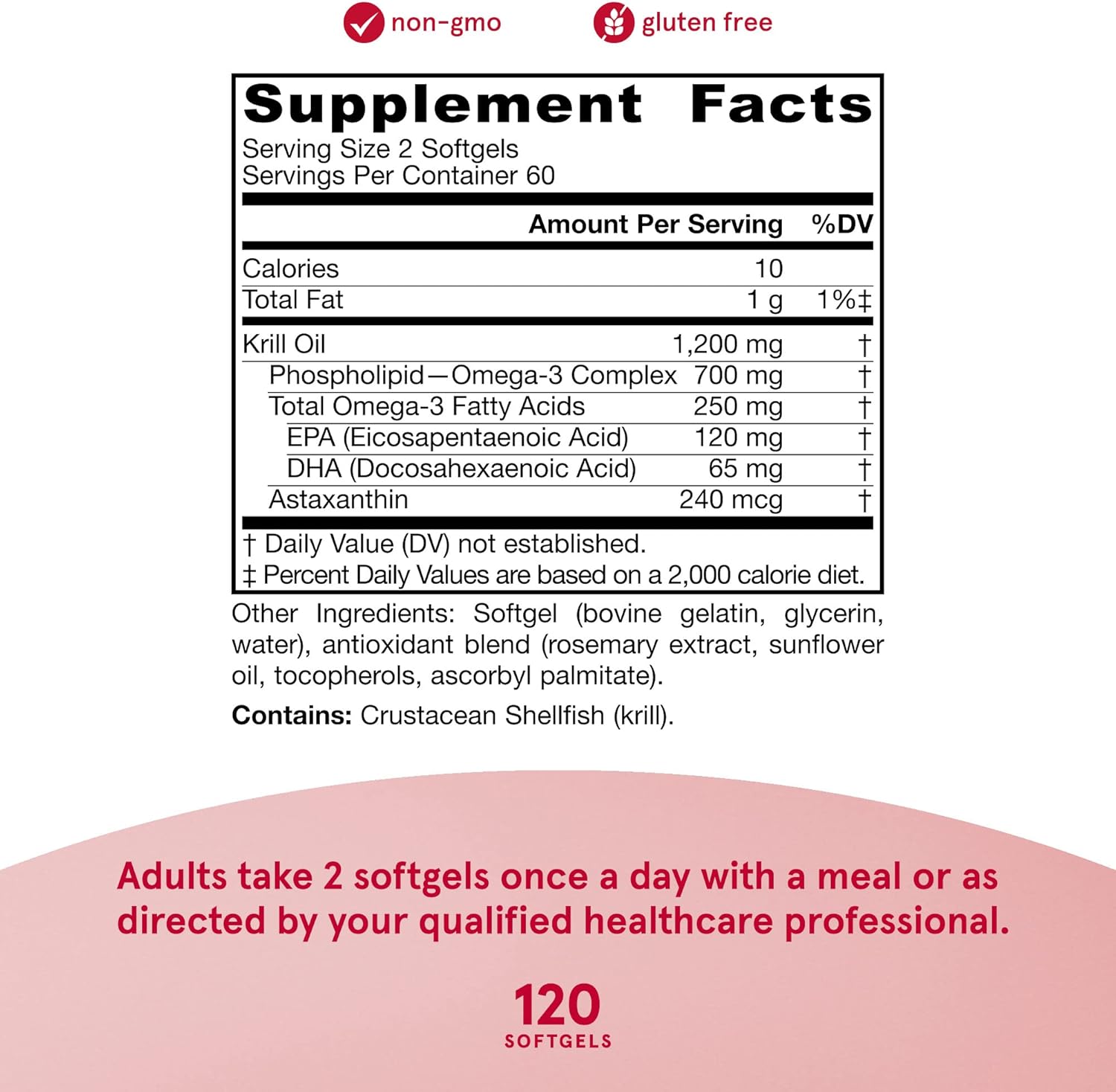 Jarrow Formulas Aceite de krill – Complejo fosfolípido omega-3 con ...