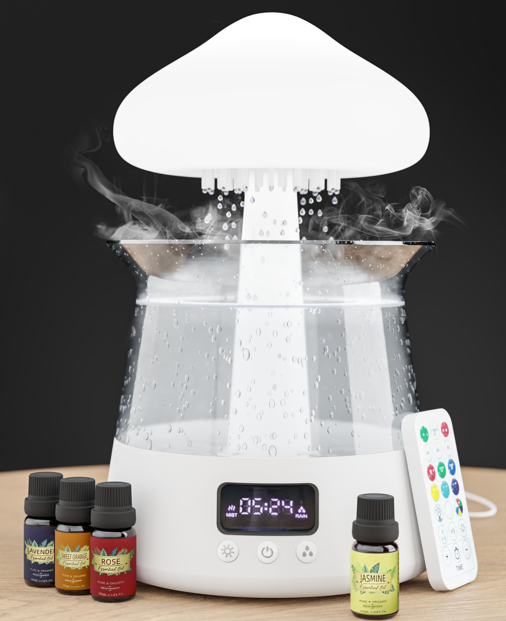 Amazon.com: Generic Rain Cloud Humidifier and Oil Diffuser with 7 ...