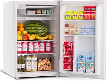 Amazon.com: STMHOM 4.5 Cu.Ft Energy-Efficient Compact Mini Fridge with ...