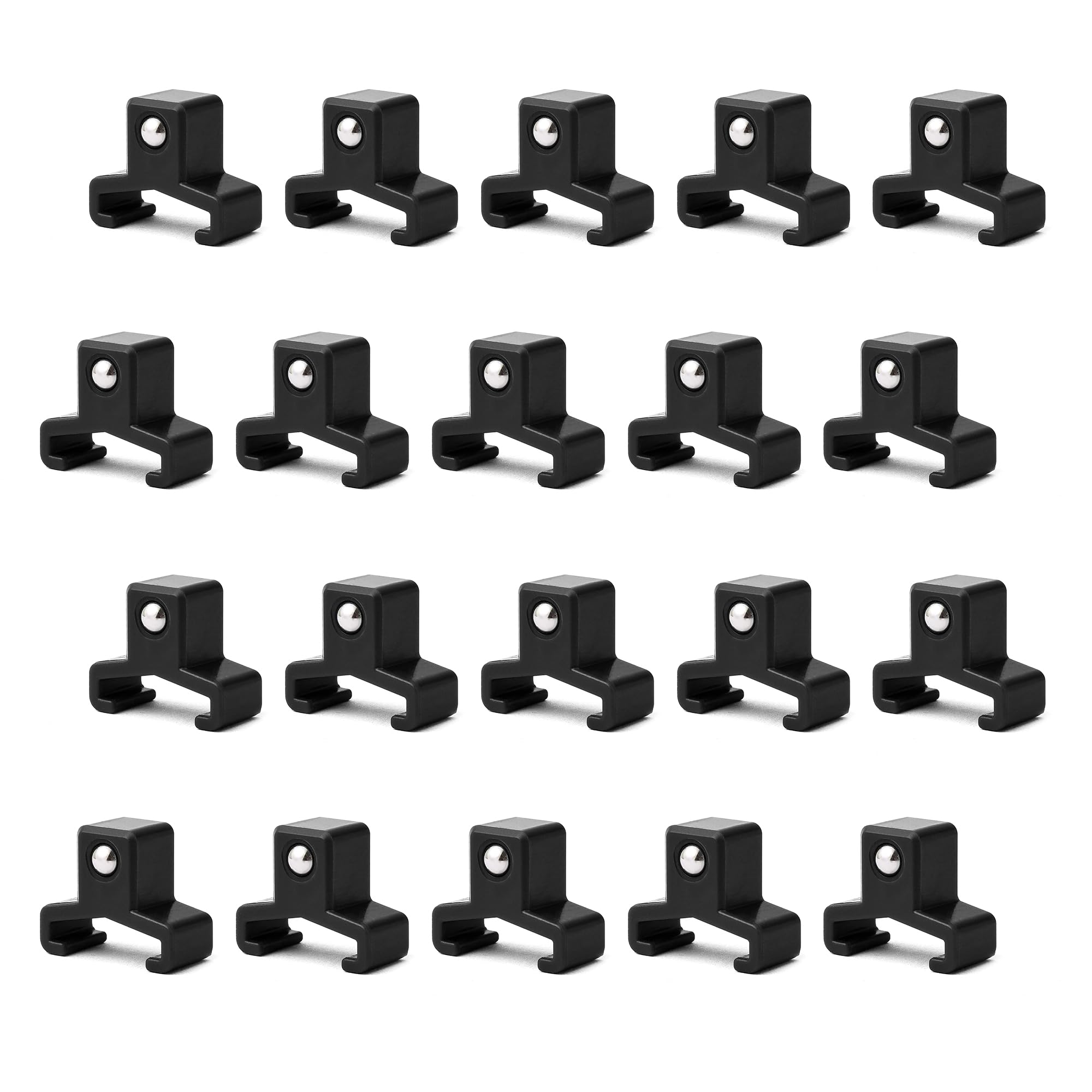 Snapklik.com : ALOANES 20 Pcs 1/2 Inch Drive Clips For ABS Socket Rails ...