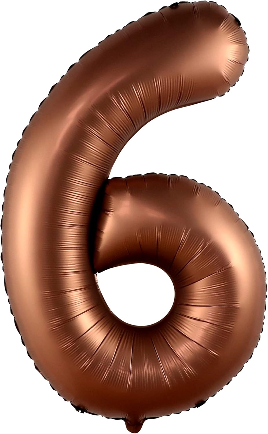 Amazon.com: Giant, Coffee Brown 6 Balloon Number - 40 Inch, Brown 6 ...