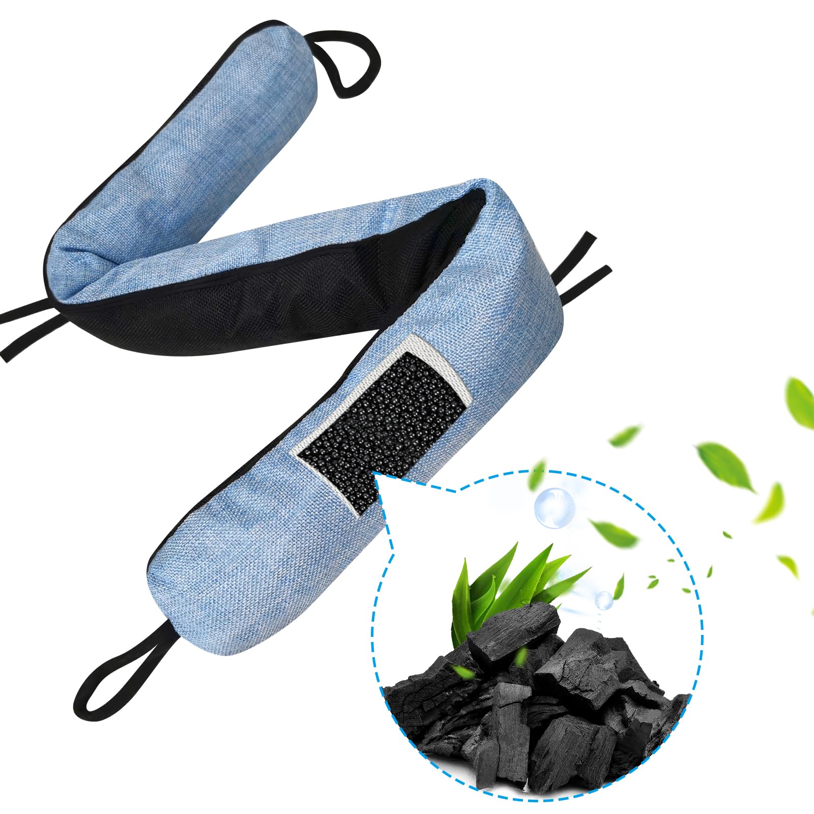 Generic 36 Inch Door Draft Stopper, Black, Linen, Fills 0-3 Inch Gaps ...