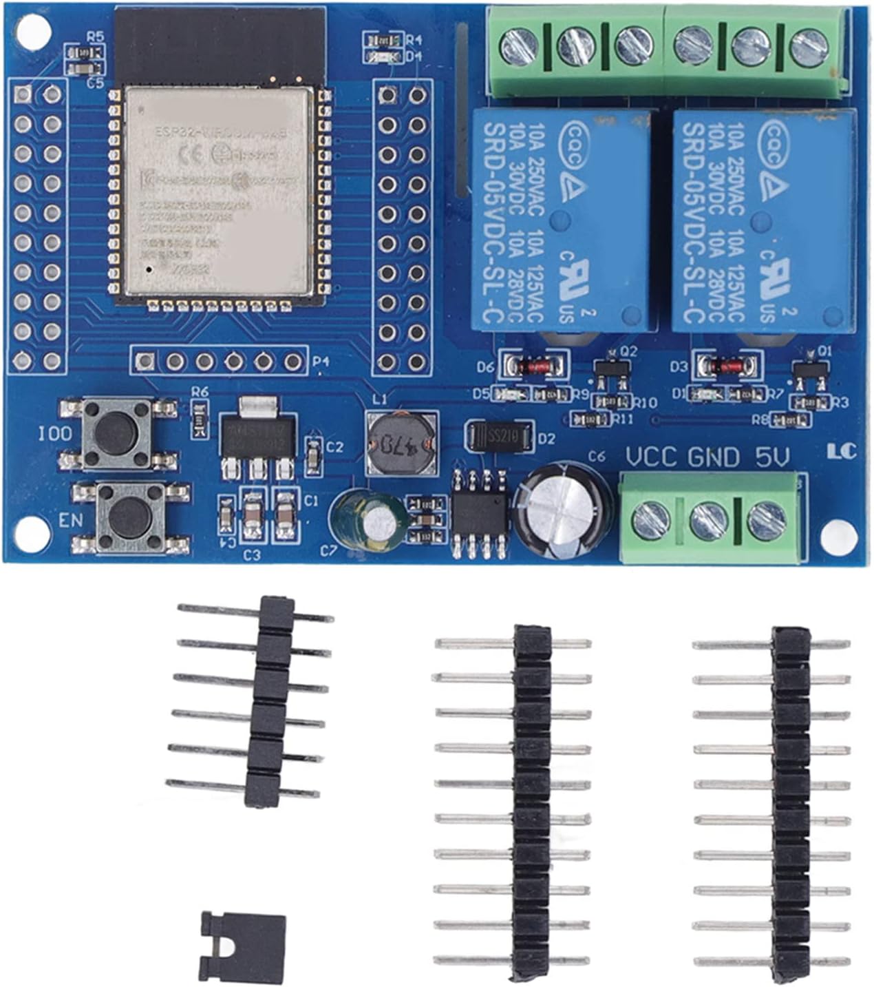 ESP32 4-Channel Relay Module Binghe ESP32-WROOM Relay Development ...