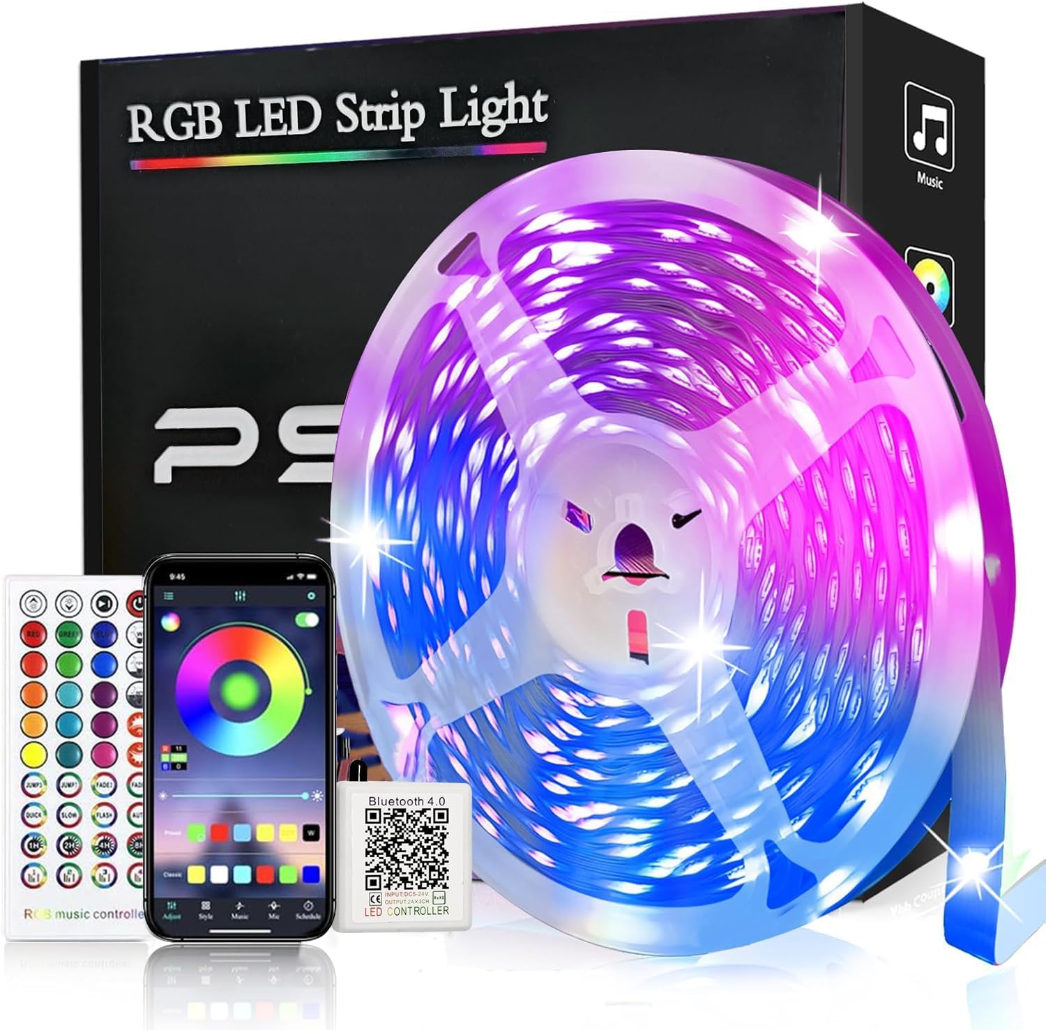 SINWE Striscia Led,Luci Led camera da letto 10 Metri,Led Striscia con ...