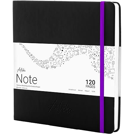 Amazon.com : Small Square 5x5" 104 sheets 80gsm mini notebooks blank ...