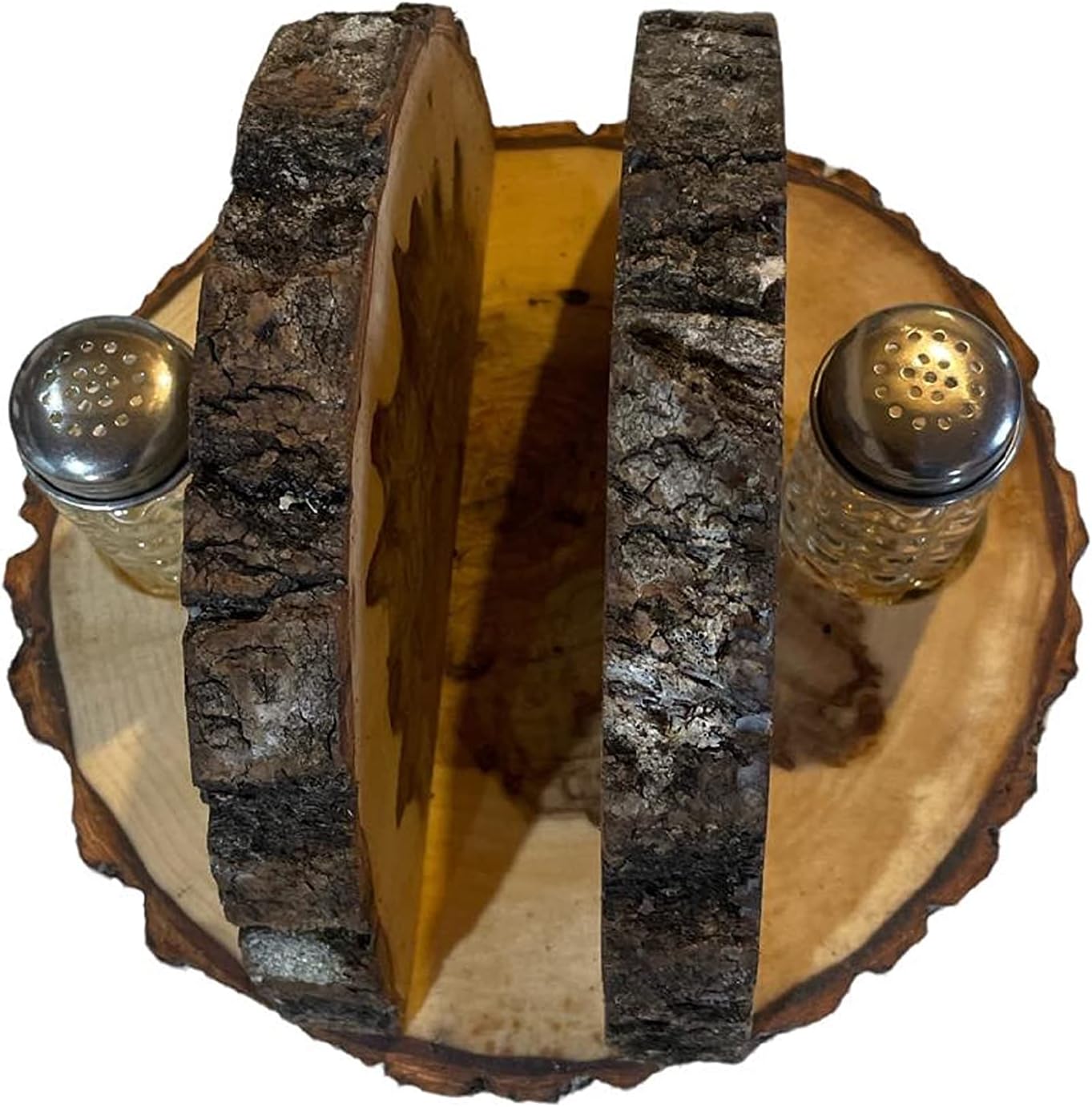Amazon.com: Rustic Log Slice Napkin Holder : Home & Kitchen