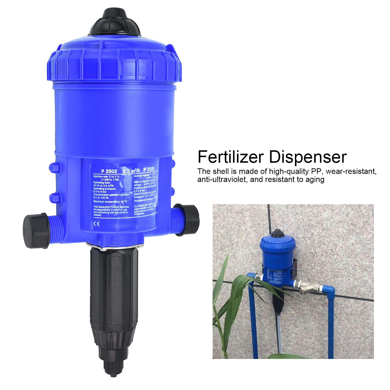 Drip System Fertilizer Dispenser Fertilizer Injectors For Irrigation