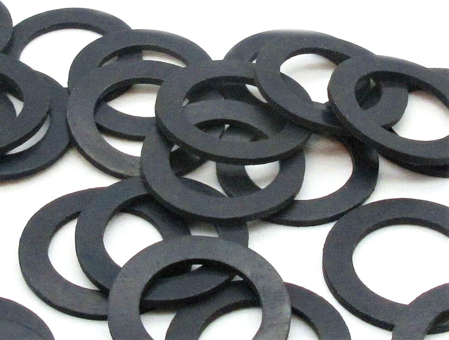 Amazon.com: Black Rubber Washer Large Rubber Washers 1" OD x 11/16" ID ...