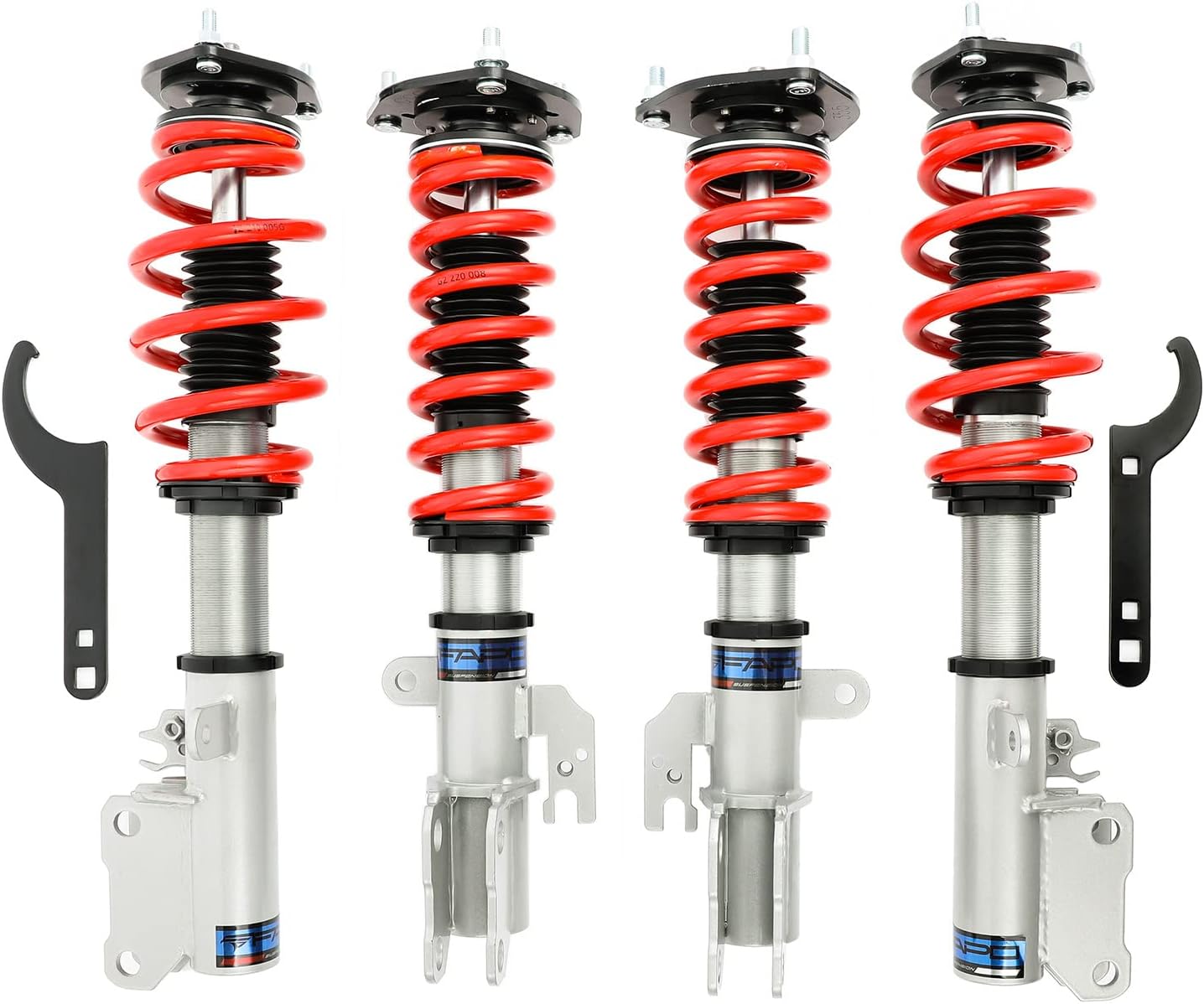 Amazon.com: FAPO RACING Adjustable Height Coilover Suspension Strut ...