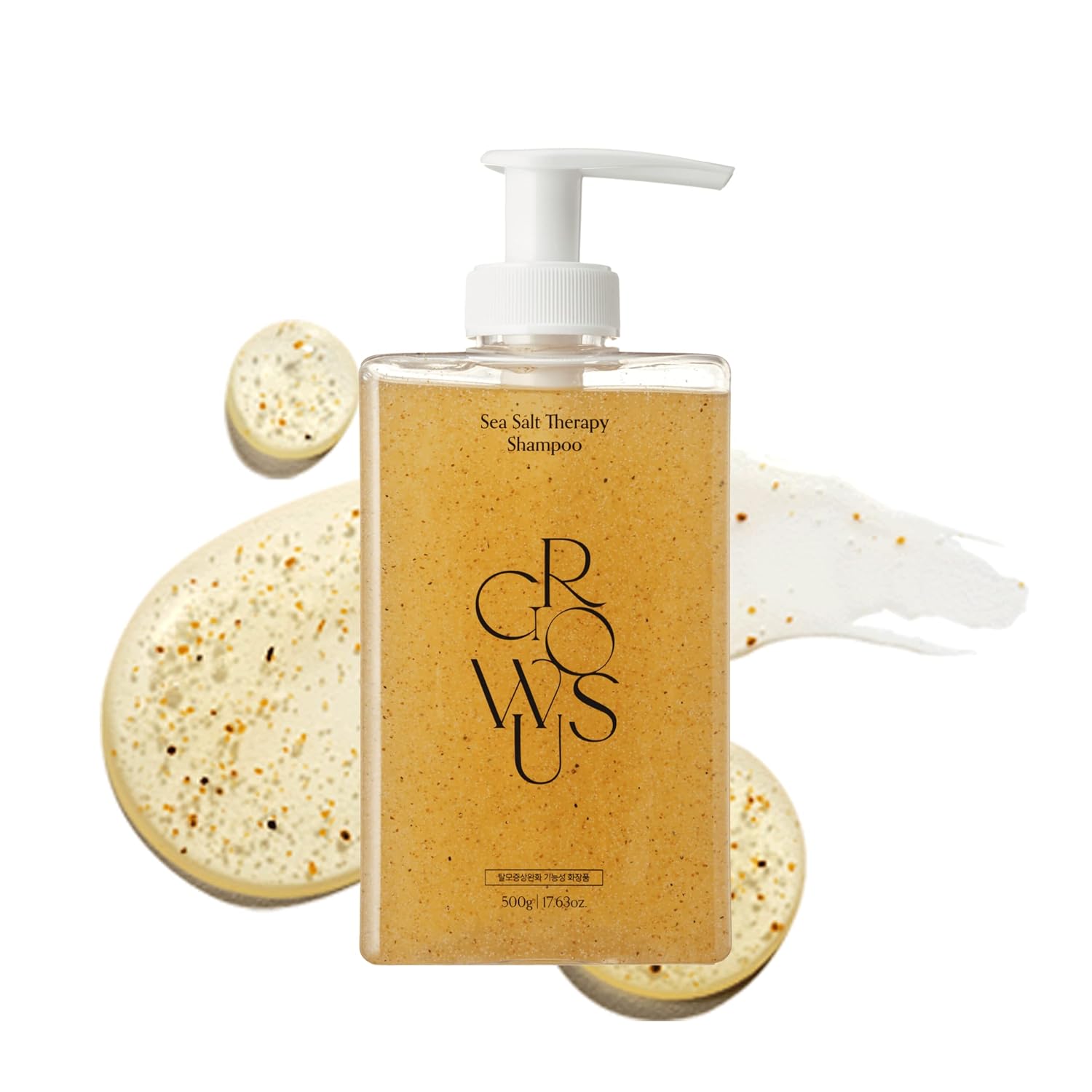 Amazon.com : GROWUS Sea Salt Therapy Shampoo, Clarifying Shampoo ...