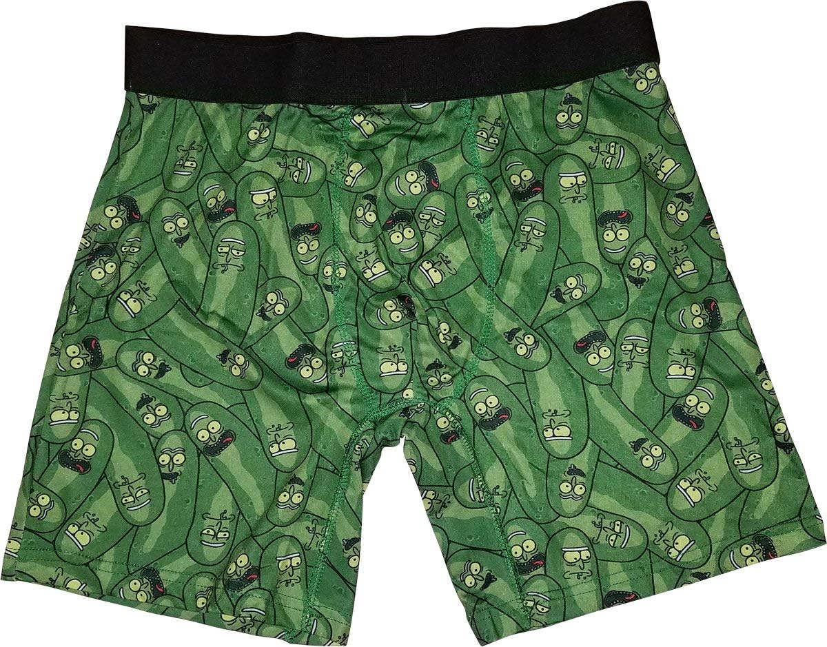 RICK AND MORTY Pickle Rick Boxers at Amazon Men’s Clothing store