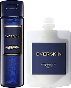 Amazon.co.jp: EVERSKIN メンズスキンケアセット 化粧水 & 濃密泡洗顔 男性用エイジングケア ギフト プレゼント 200ml＆100g 日本製 : ビューティー