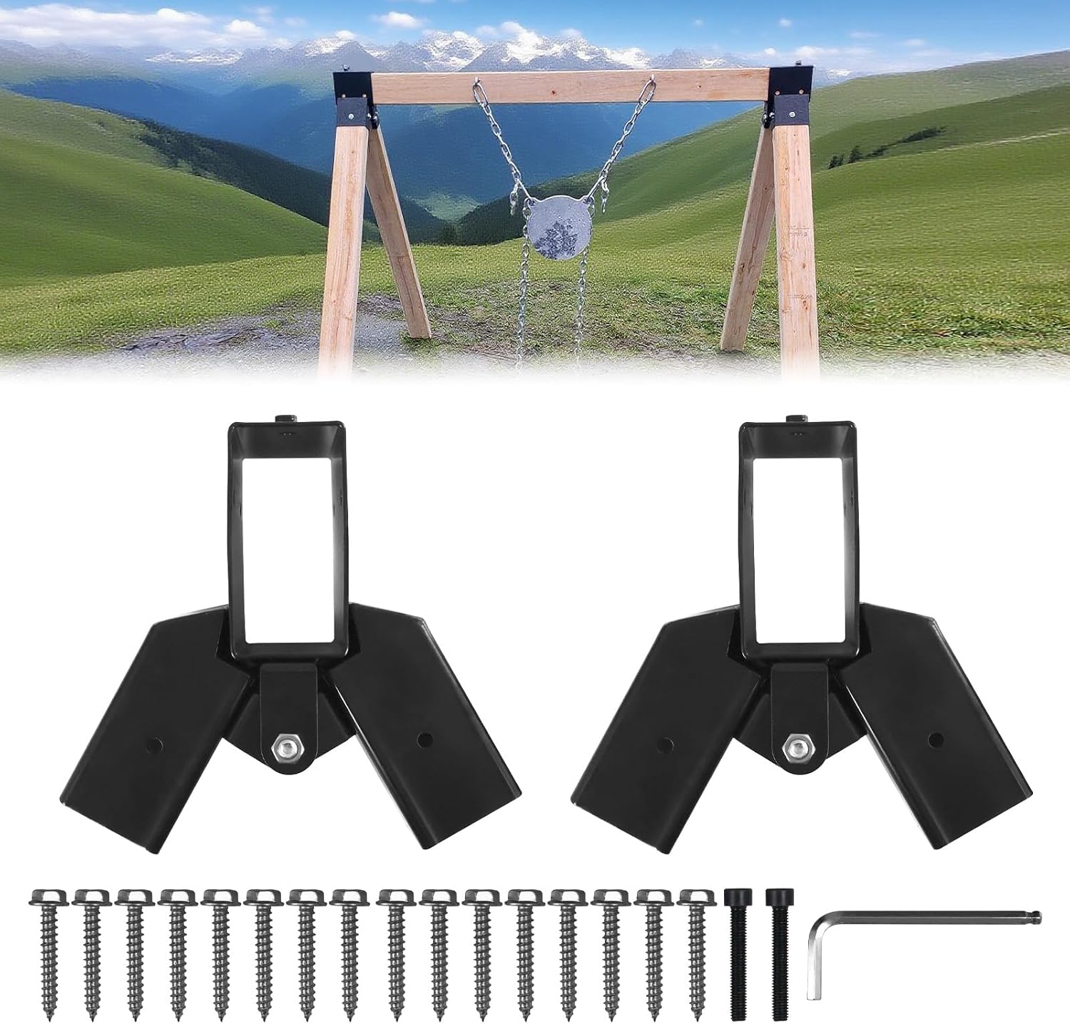 Amazon.com: DEWHONETE 2x4 Target Stand Brackets Adjustable Targets ...