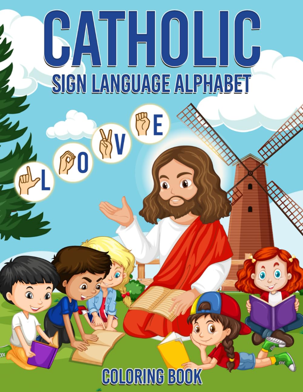 Amazon.com: Catholic Sign Language Alphabet Coloring Book: Learning ASL ...