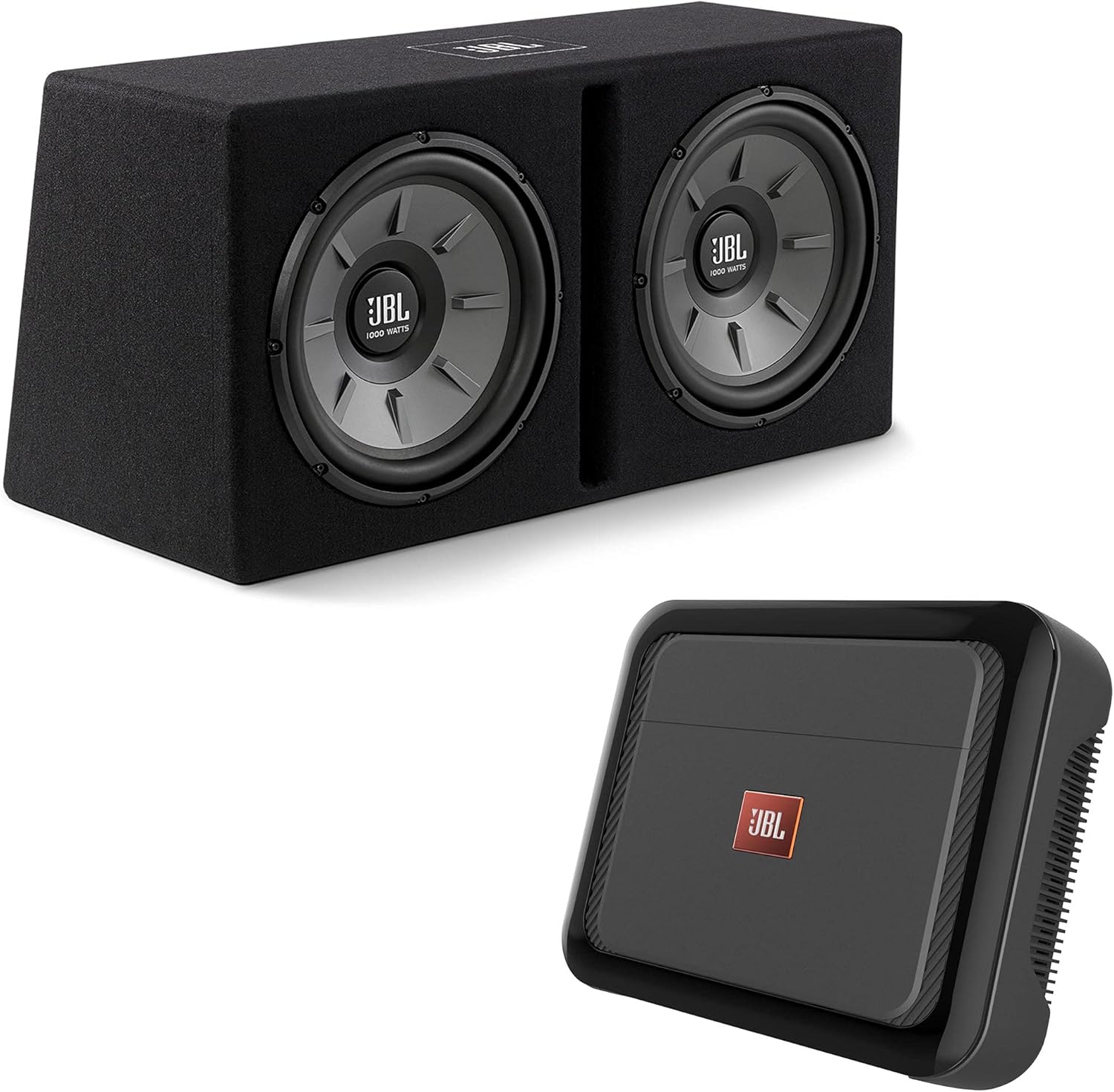 Amazon.com: JBL JBLSTAGE1220BAM 2-12" Loaded Subwoofer Enclosure Club ...