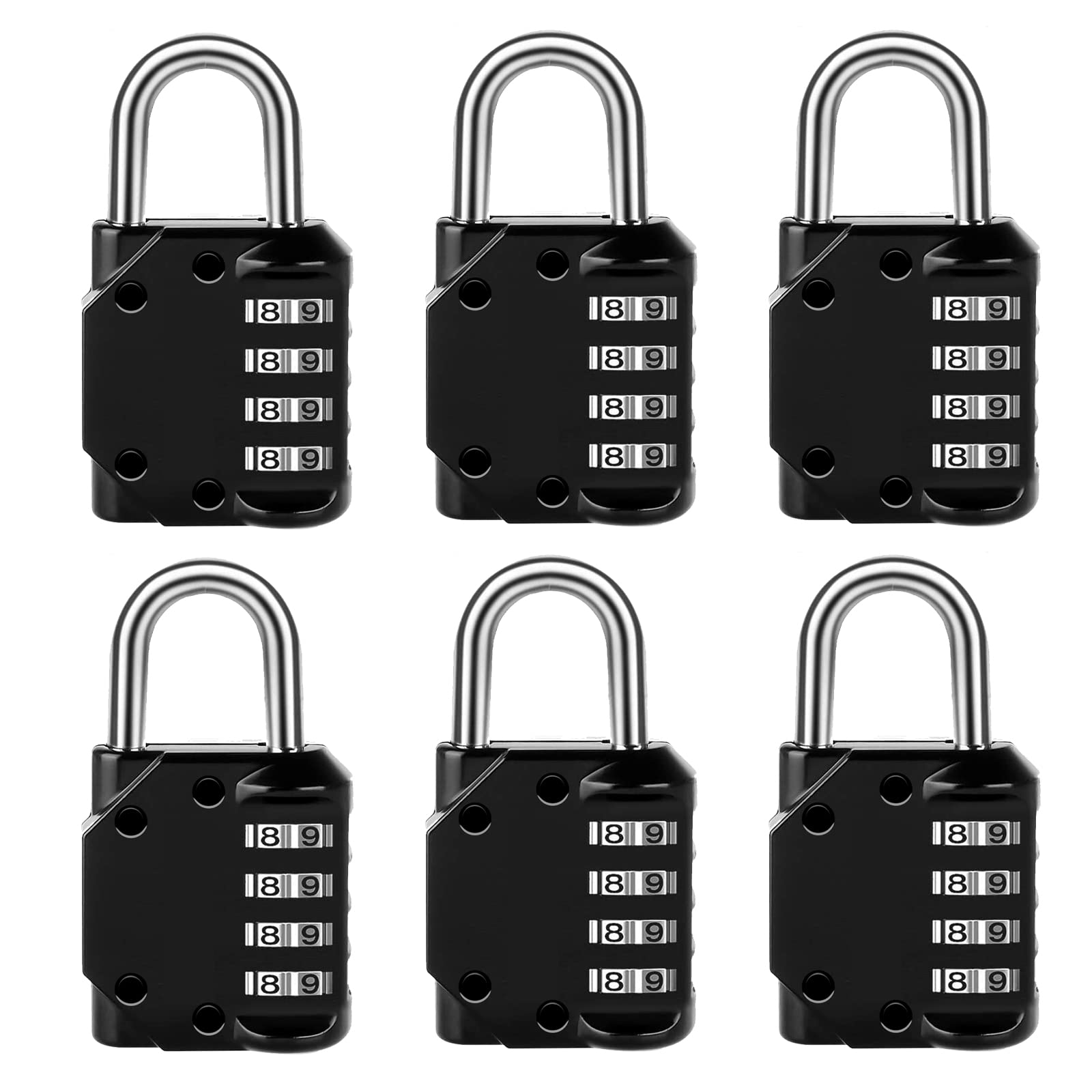 Vervida 6 Black Combination Lok for Gym Locker, School Employee Locker ...