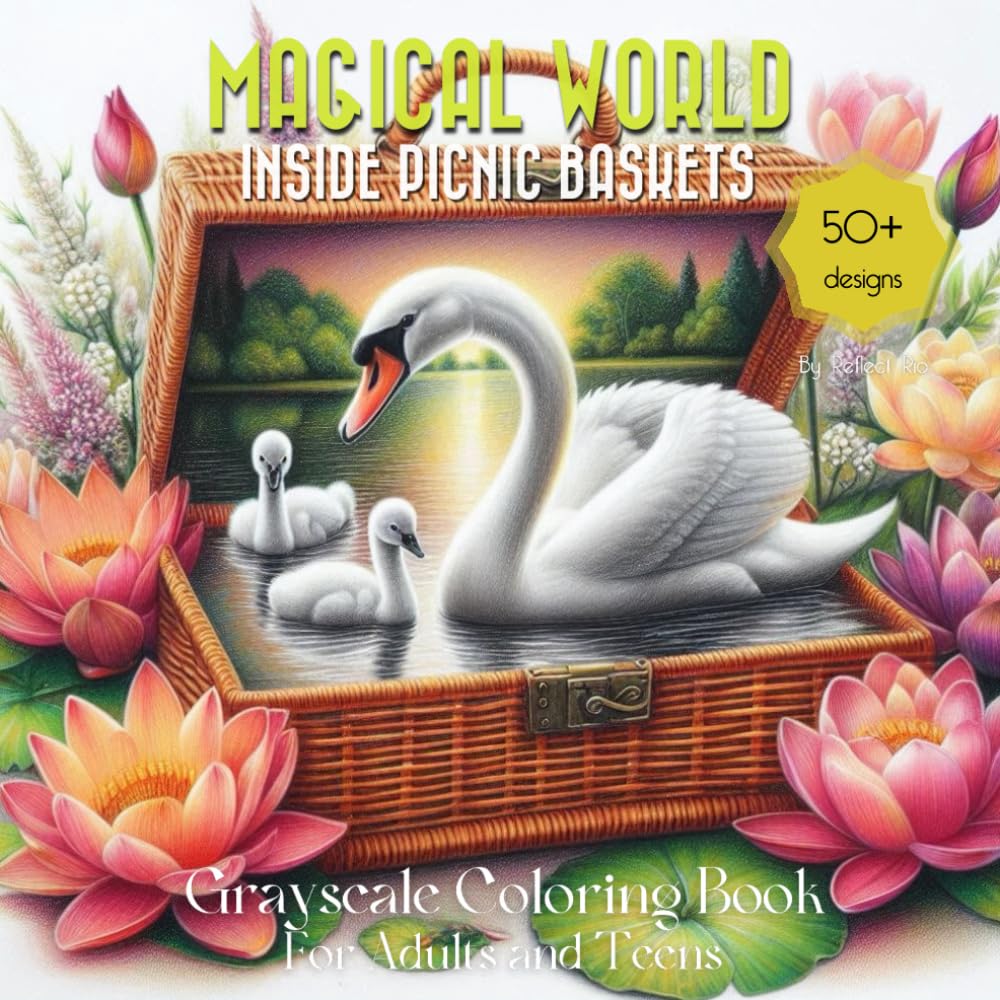 Amazon.com: Magical World Grayscale Coloring Book: Enchanted Landscapes ...