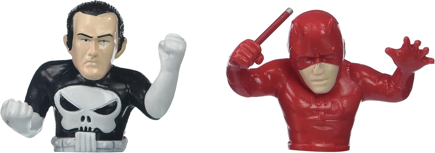 Amazon.com: Marvel Daredevil Vs Punisher Finger Fighters Action Figures ...