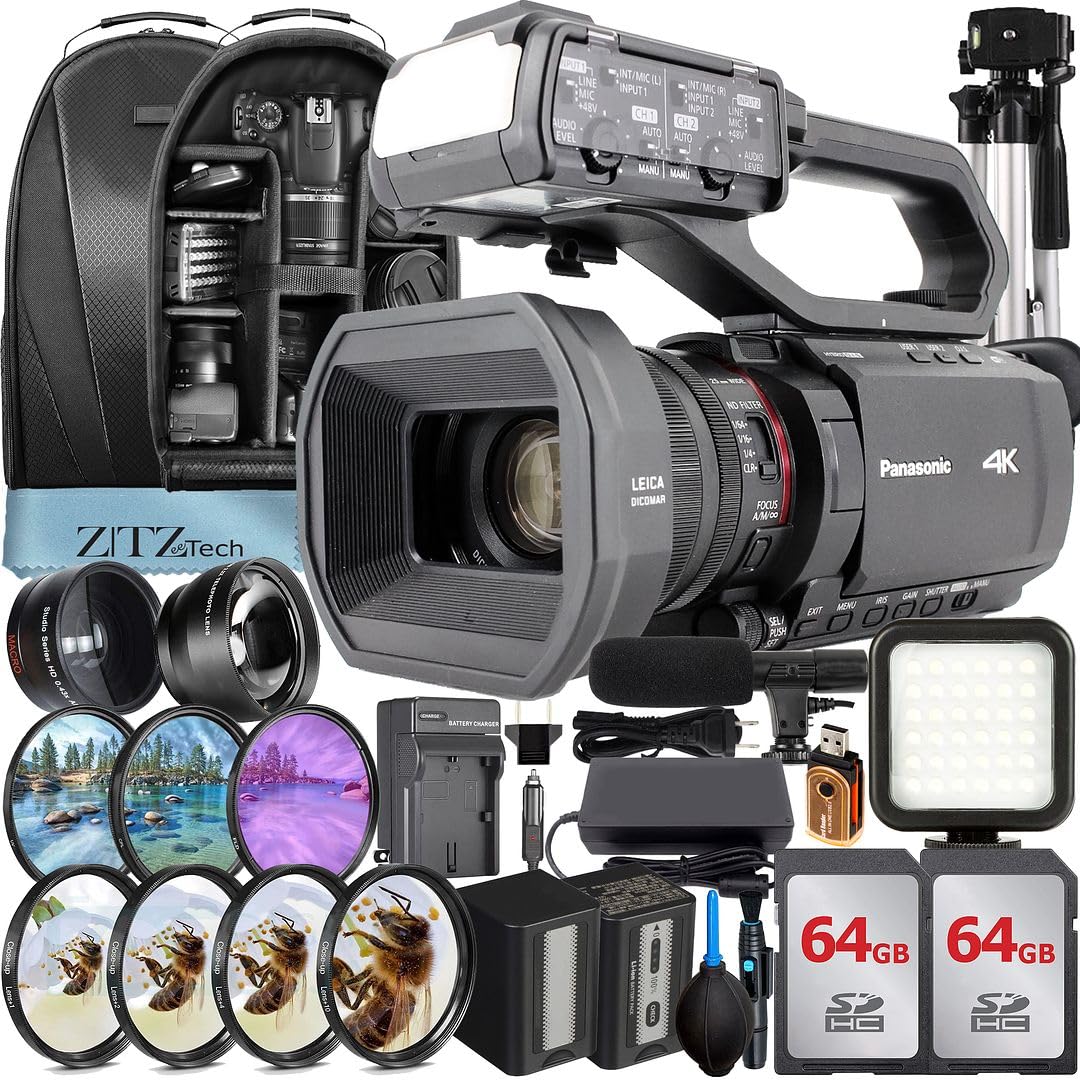 Amazon.com : ZeeTech Panasonic HC-X2000 UHD 4K Professional Camcorder ...