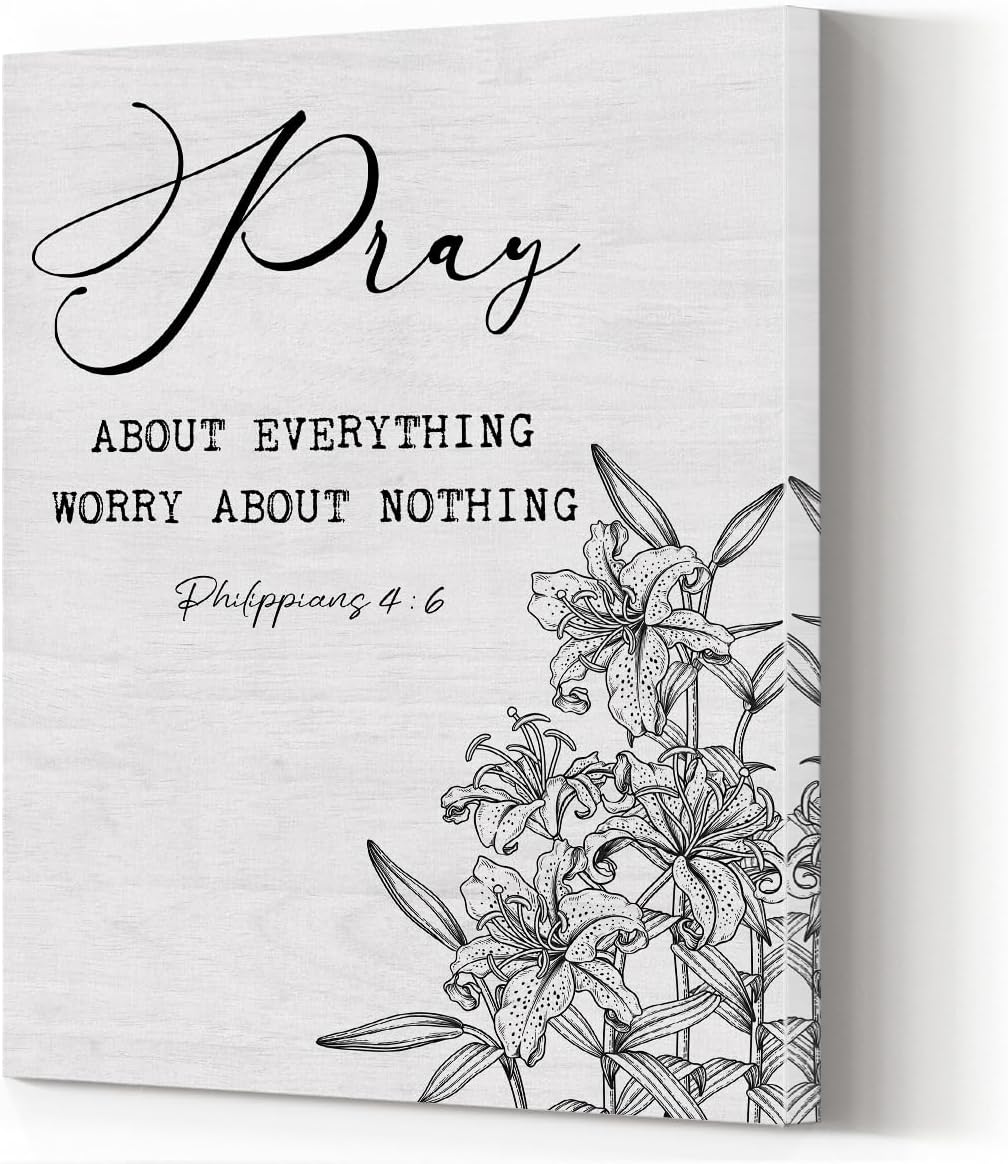 Amazon.com: Inspirational Framed Canvas Wall Art Painting Poster Prints ...