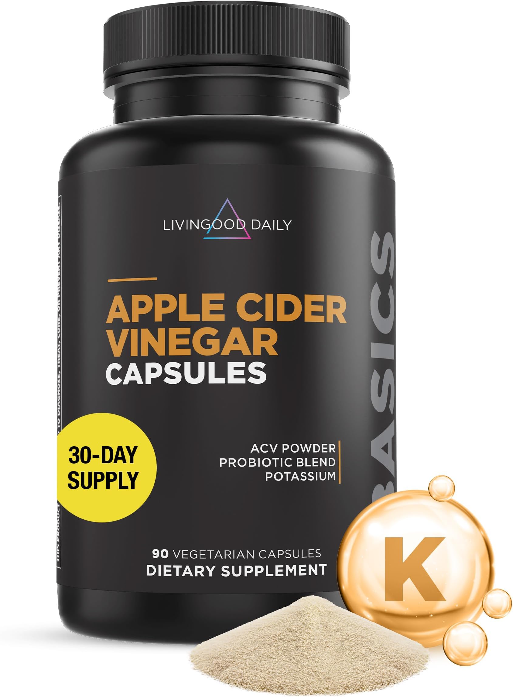 Amazon.com: Livingood Daily Apple Cider Vinegar Capsules with The ...