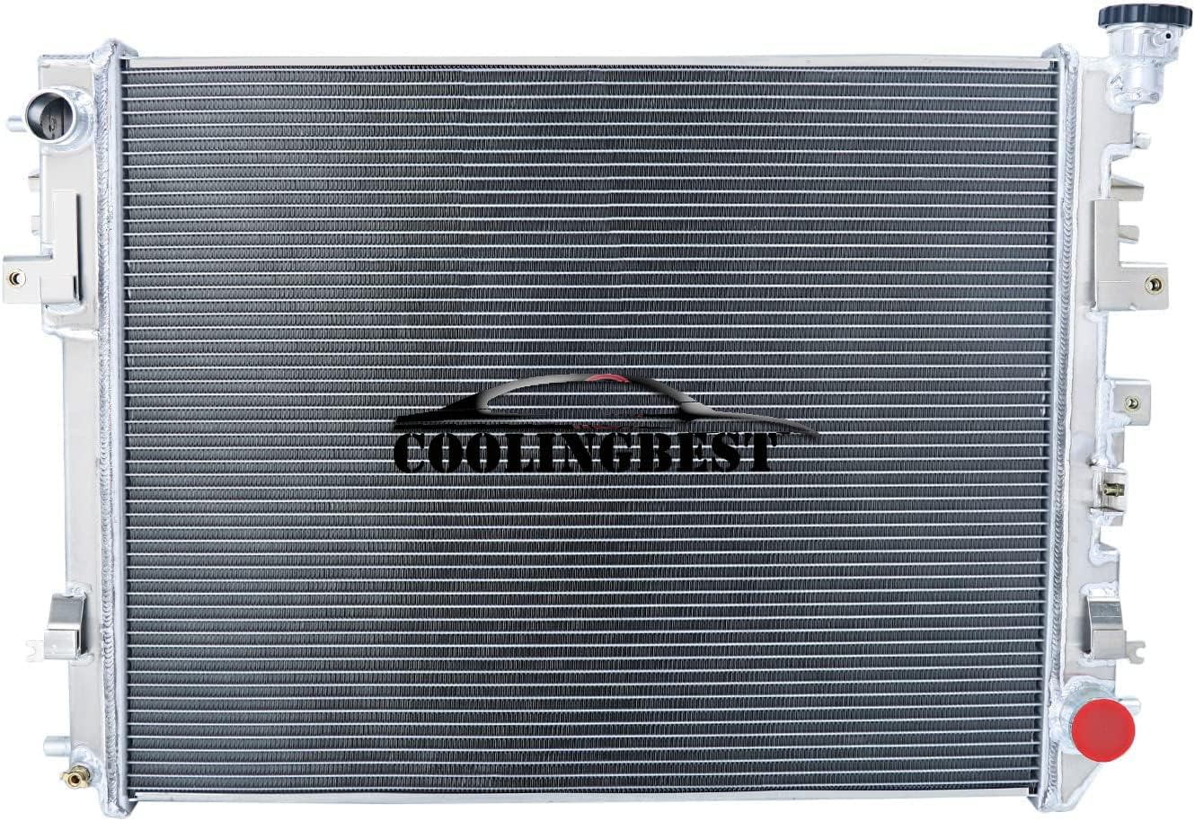 Amazon.com: COOLINGBEST CU13129 Aluminum Radiator for 2009-2018 Dodge ...