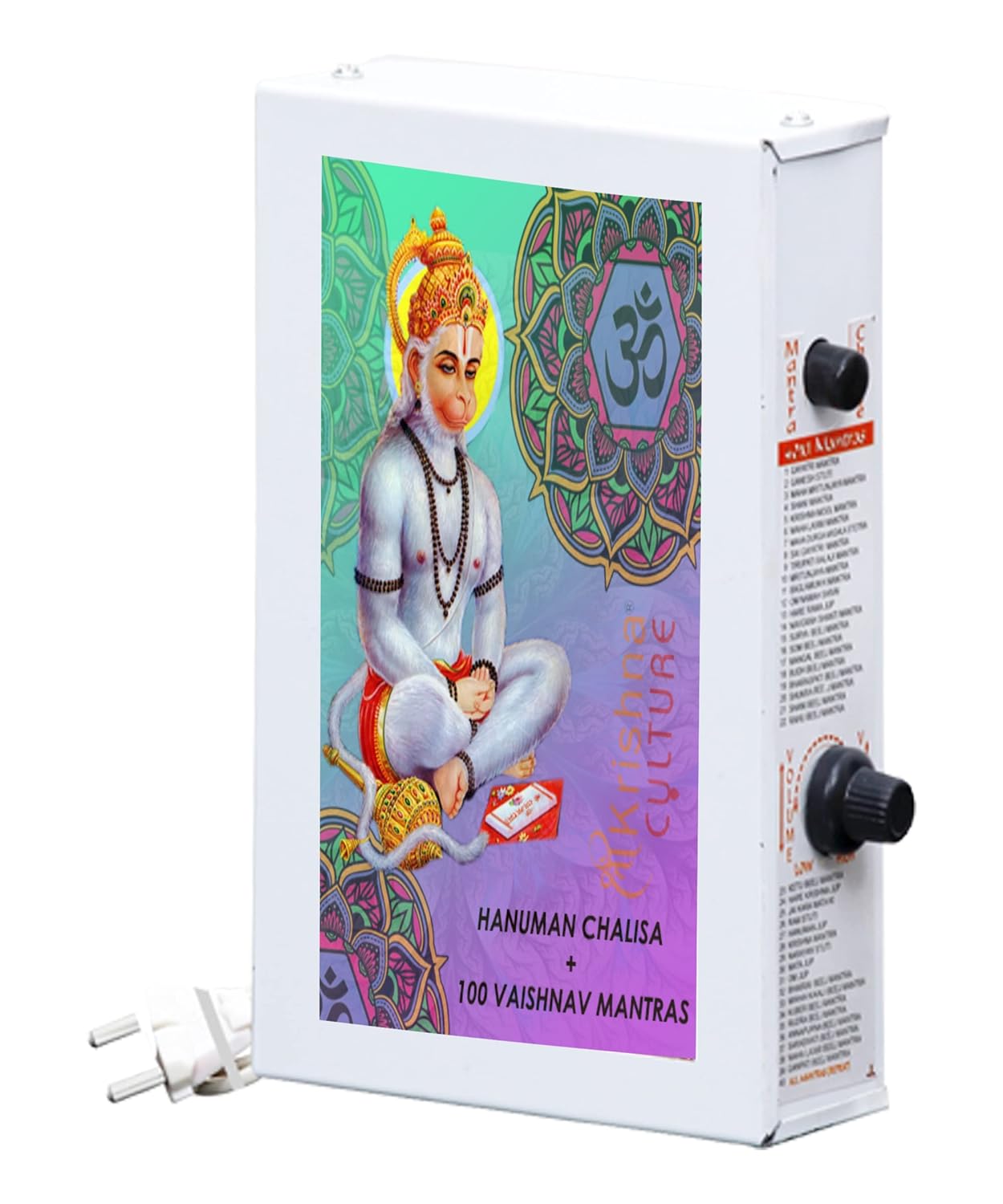 Divine Mantra Box 100 in 1 with Hanuman Chalisa + 99 Vaishnav Mantra ...
